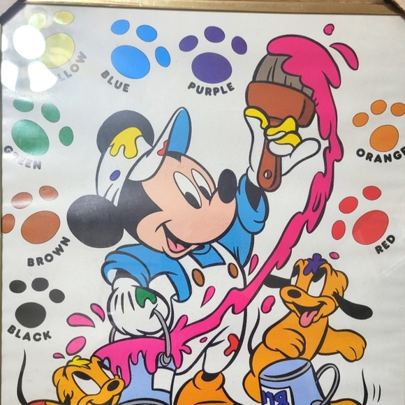 Disney | Other | Vintage Disney Mickey And Pluto Pups Color Paint ...